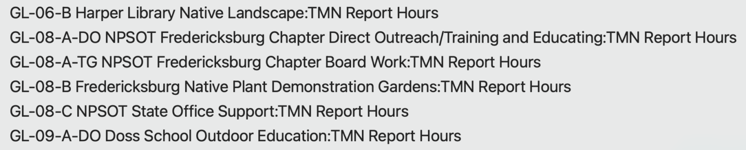 Reporting volunteer and Advanced Training hours on TPWD’s online ...