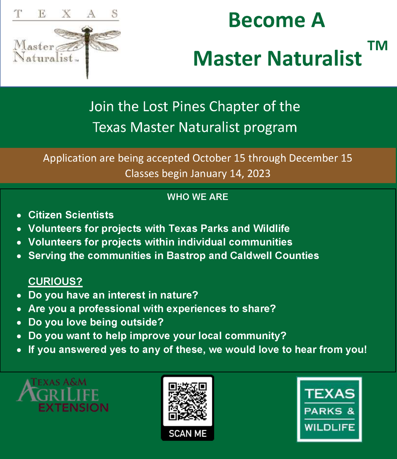 Become a Master Naturalist